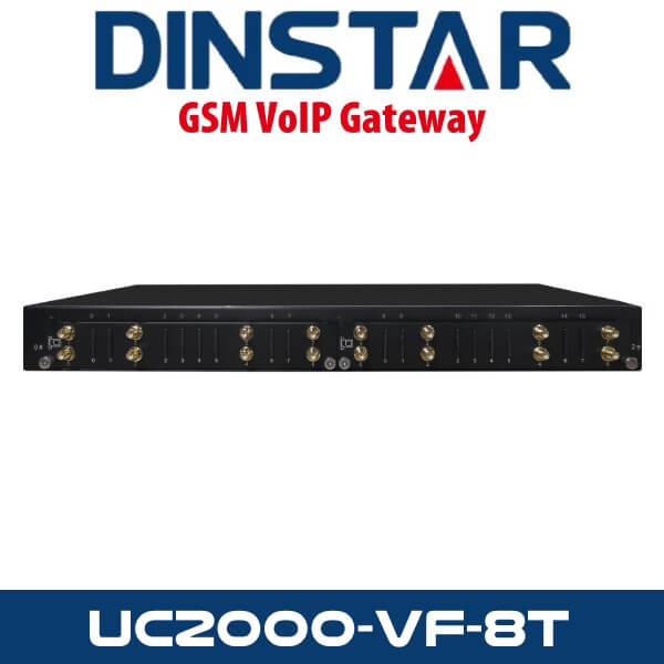Dinstar UC2000-VF-8T GSM VoIP Gateway Dubai